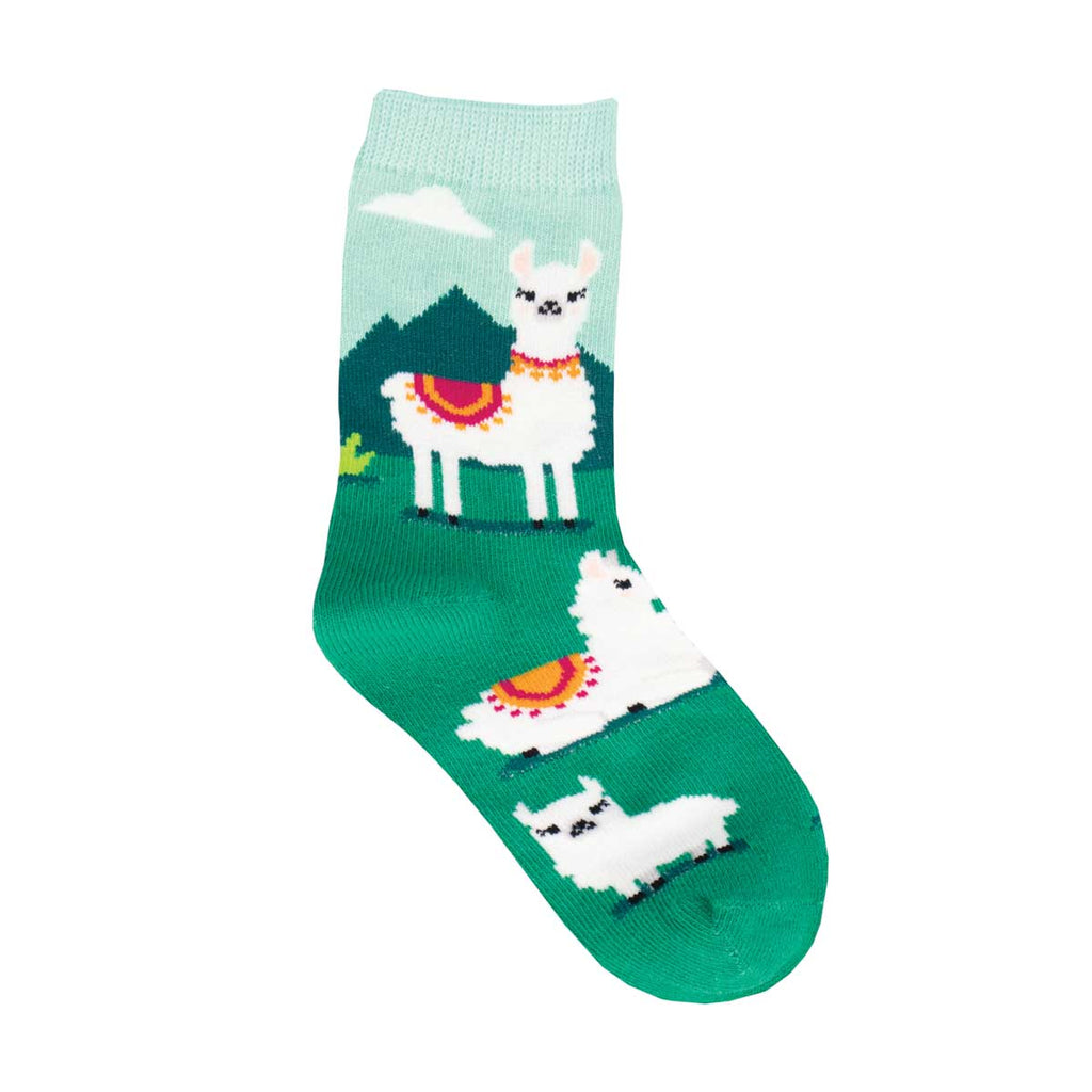 Little Kids' Llama Socks | Colorful Styles by Socksmith – Socksmith Canada Retail
