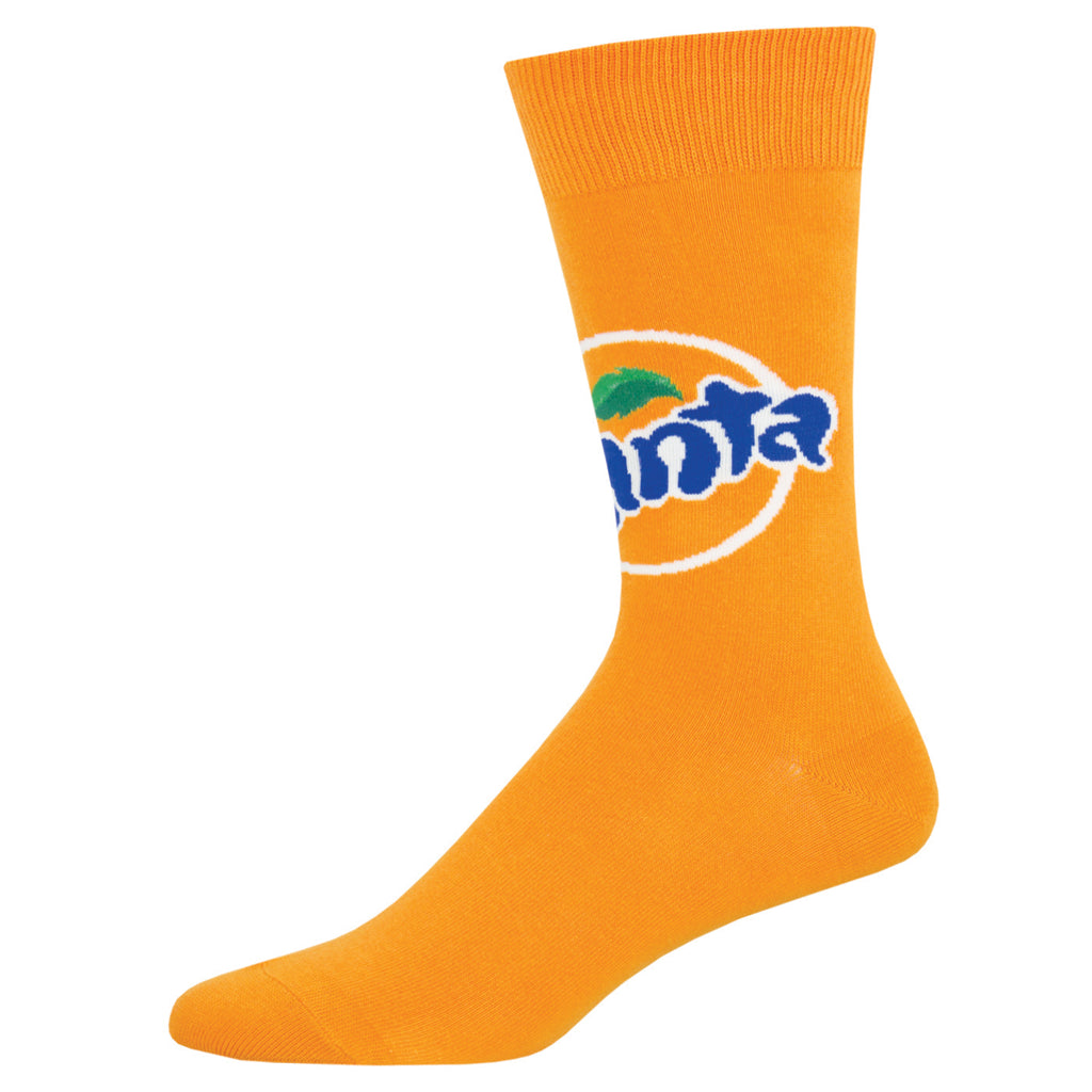 Orange Fanta Socks for Men - Shop Now | Socksmith Canada – Socksmith ...