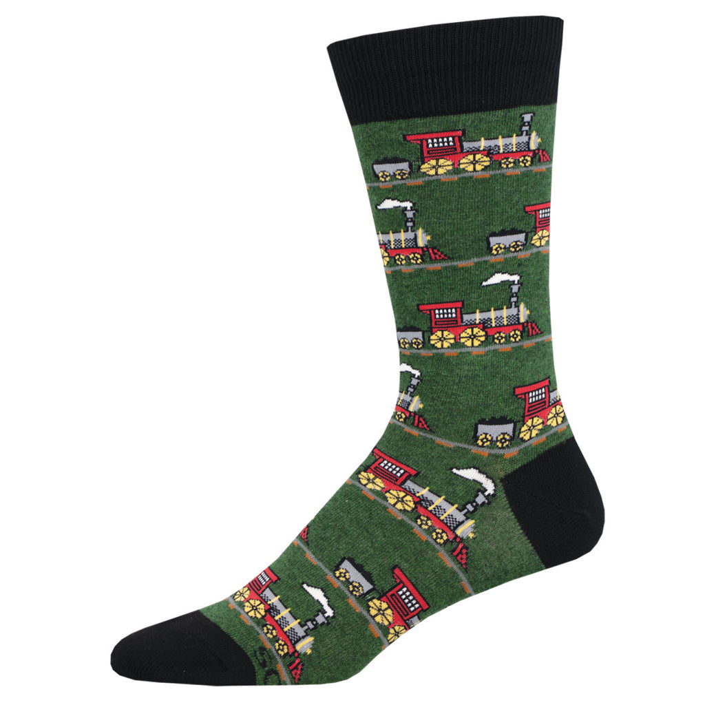 Toy Train Socks | Cotton Dress Socks for Men | Socksmith Canada ...