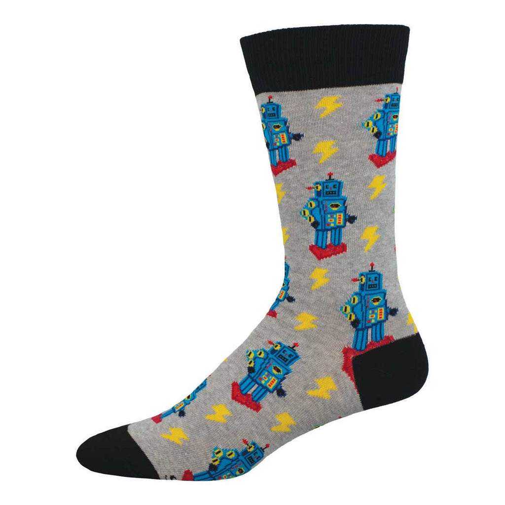 Men’s Cotton Socks — Really Soft Socks — Robot Gifts for Men ...