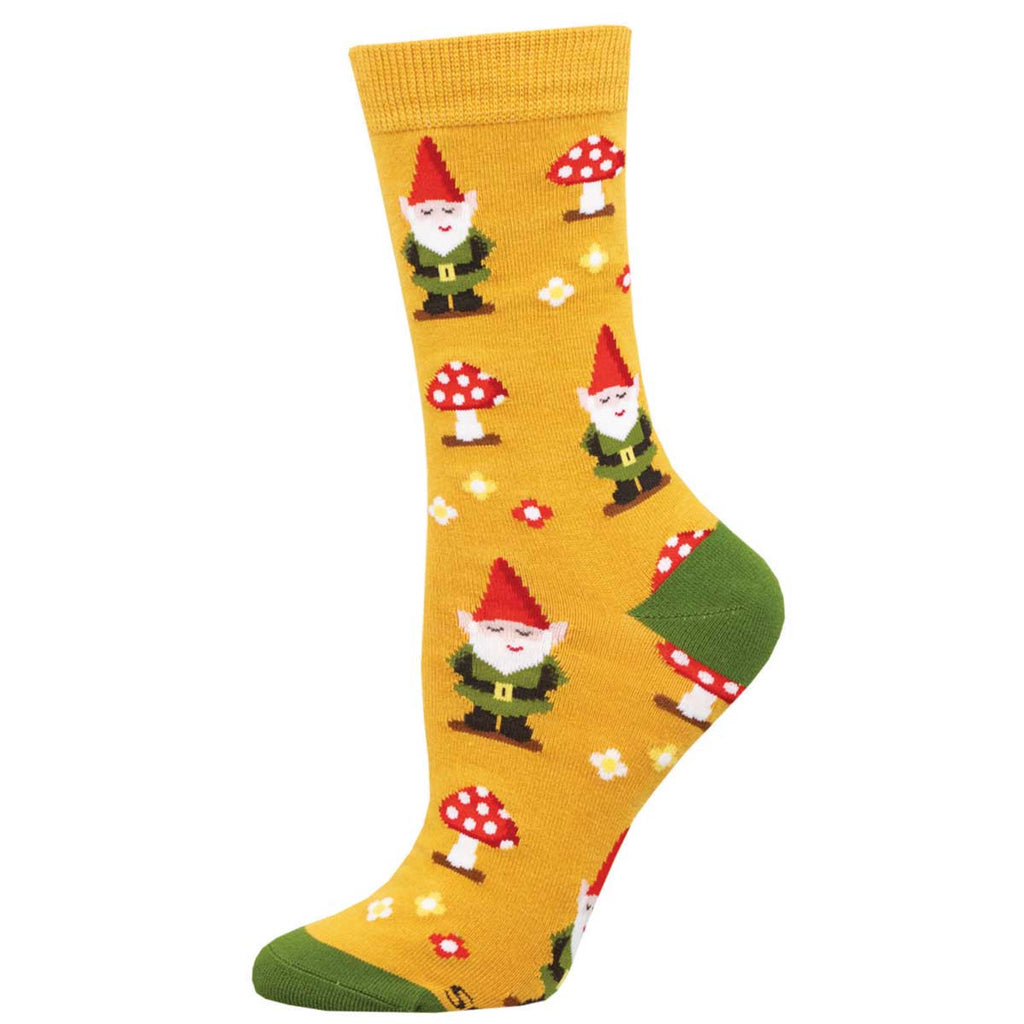 Cute Garden Gnome Socks | Shop Bamboo Socks by Socksmith Design ...