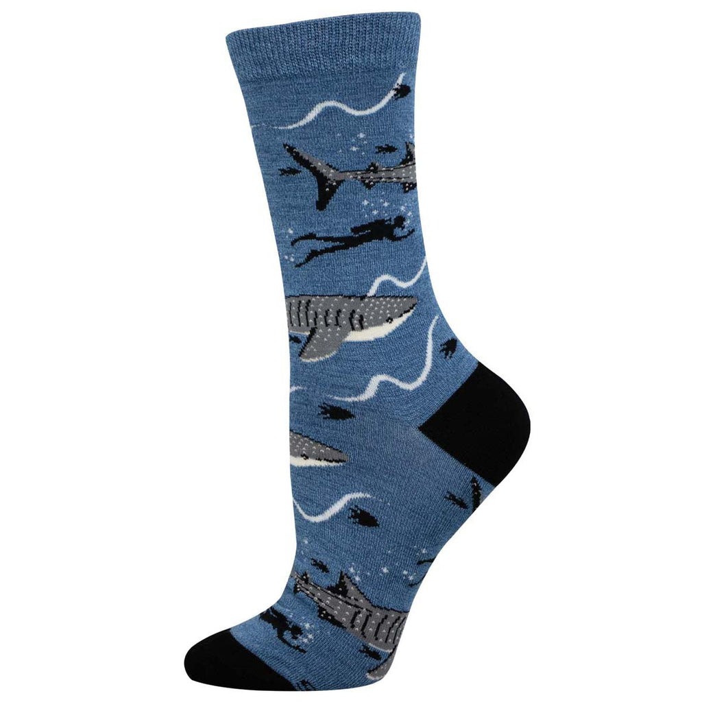 Sealife-Themed Socks for Women — Silky Bamboo Fabric | Socksmith Canada ...