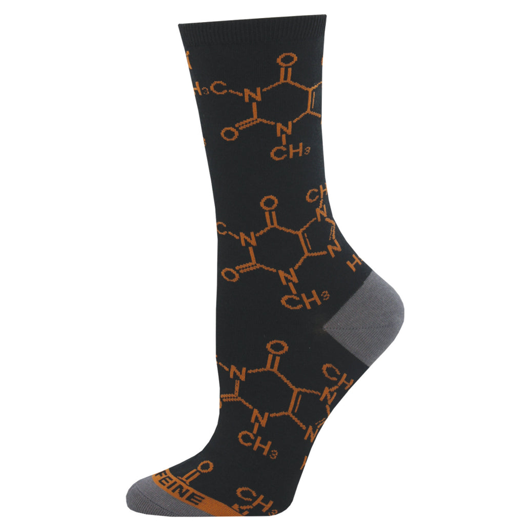 Caffeine Molecular Structure Socks for Women - Shop Now | Socksmith ...