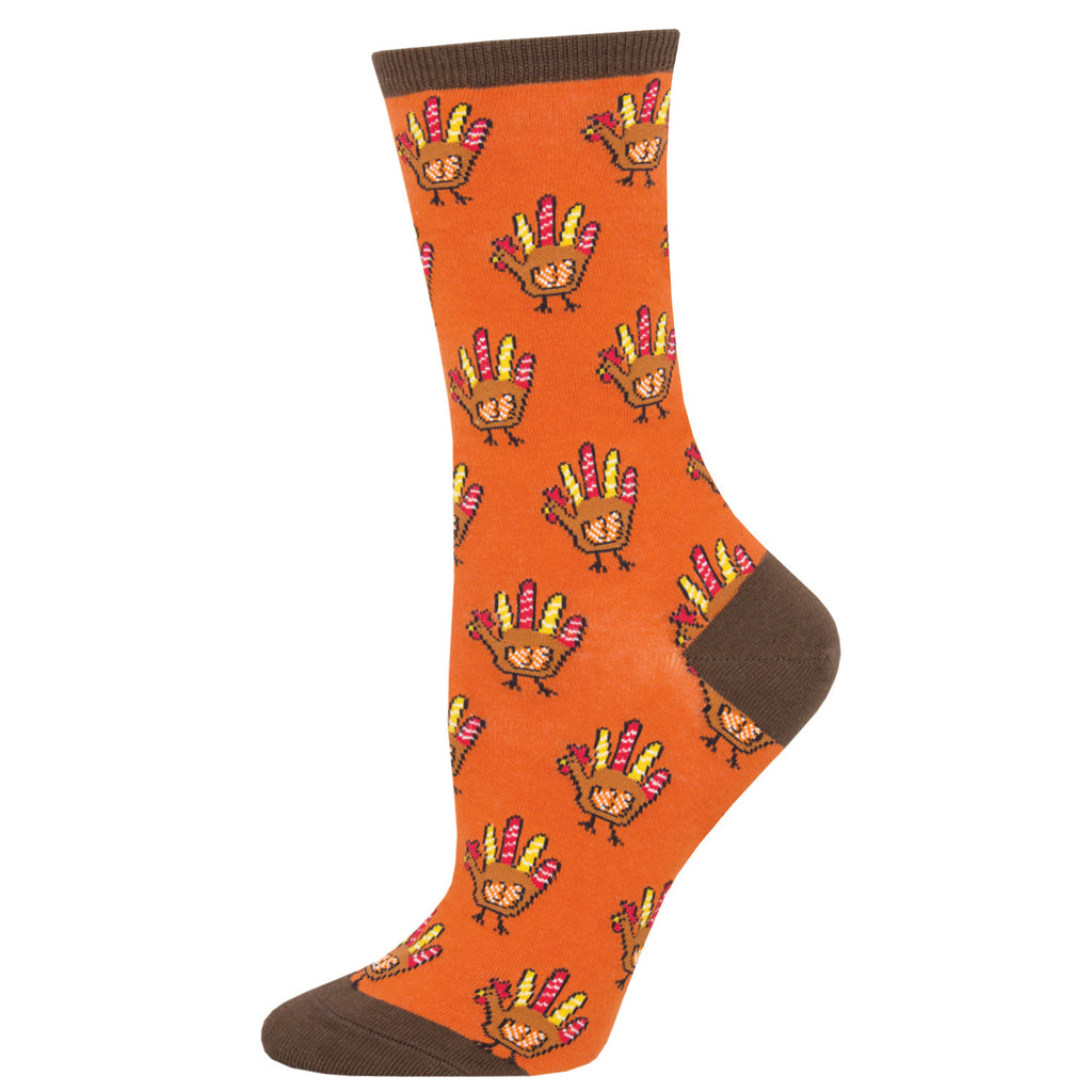 Handprint Turkey Socks for Women - Shop Now | Socksmith Canada ...