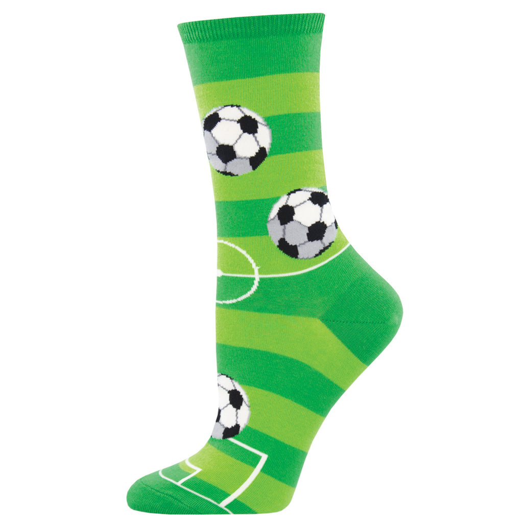 Fun Soccer Field Socks for Women - Shop Now | Socksmith Canada ...