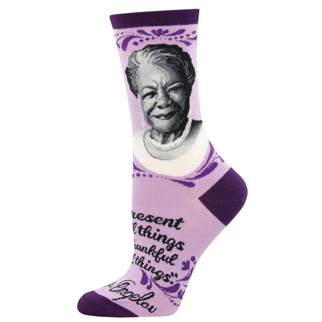 Maya Angelou Socks for Women - Shop Now | Socksmith Canada – Socksmith ...