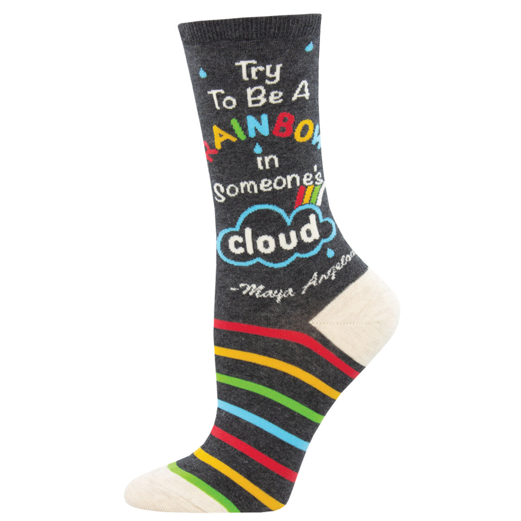 Maya Angelou Quote Socks for Women - Shop Now | Socksmith Canada ...