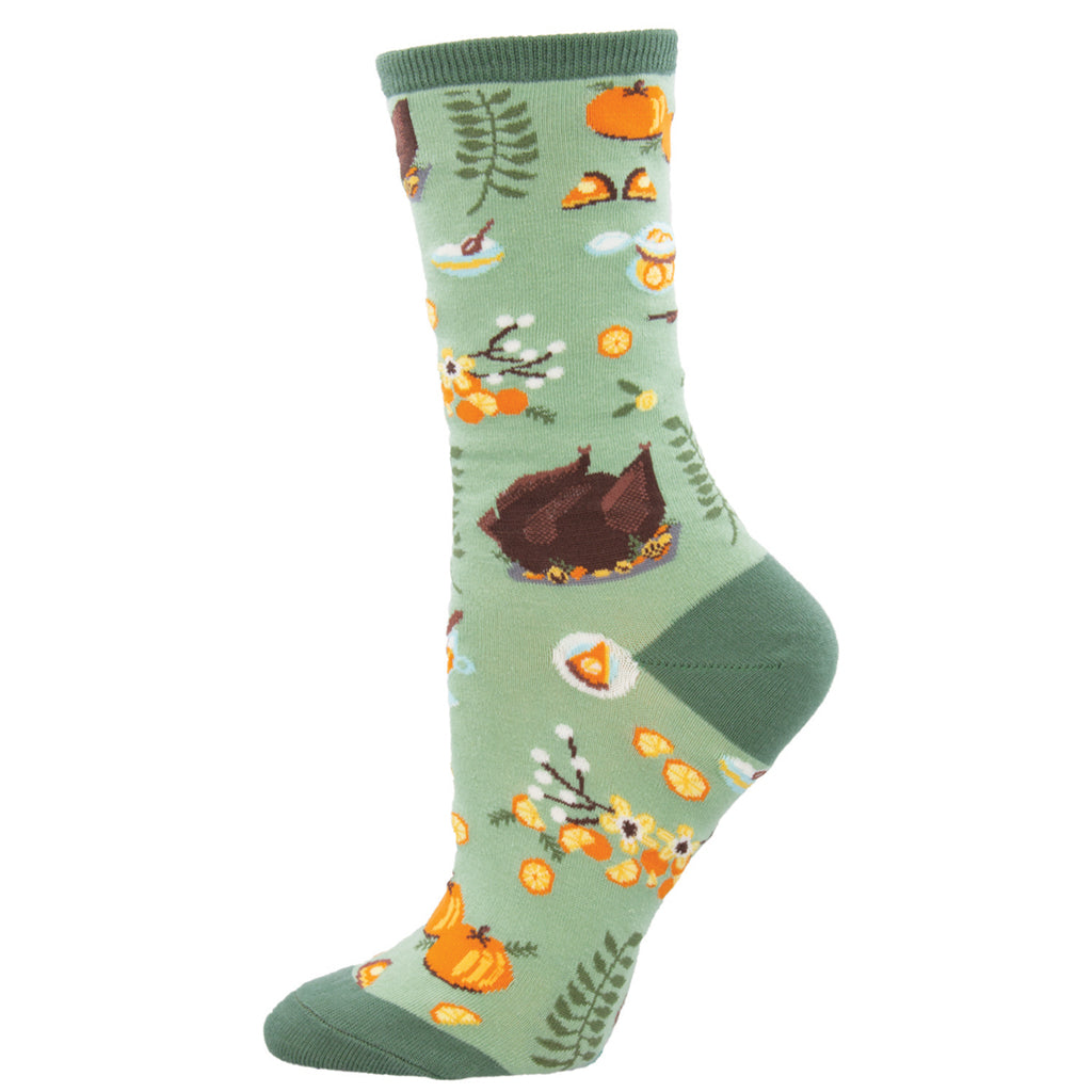 Women's "Turkey Dinner" Socks | Thanksgiving Styles | Socksmith Canada ...