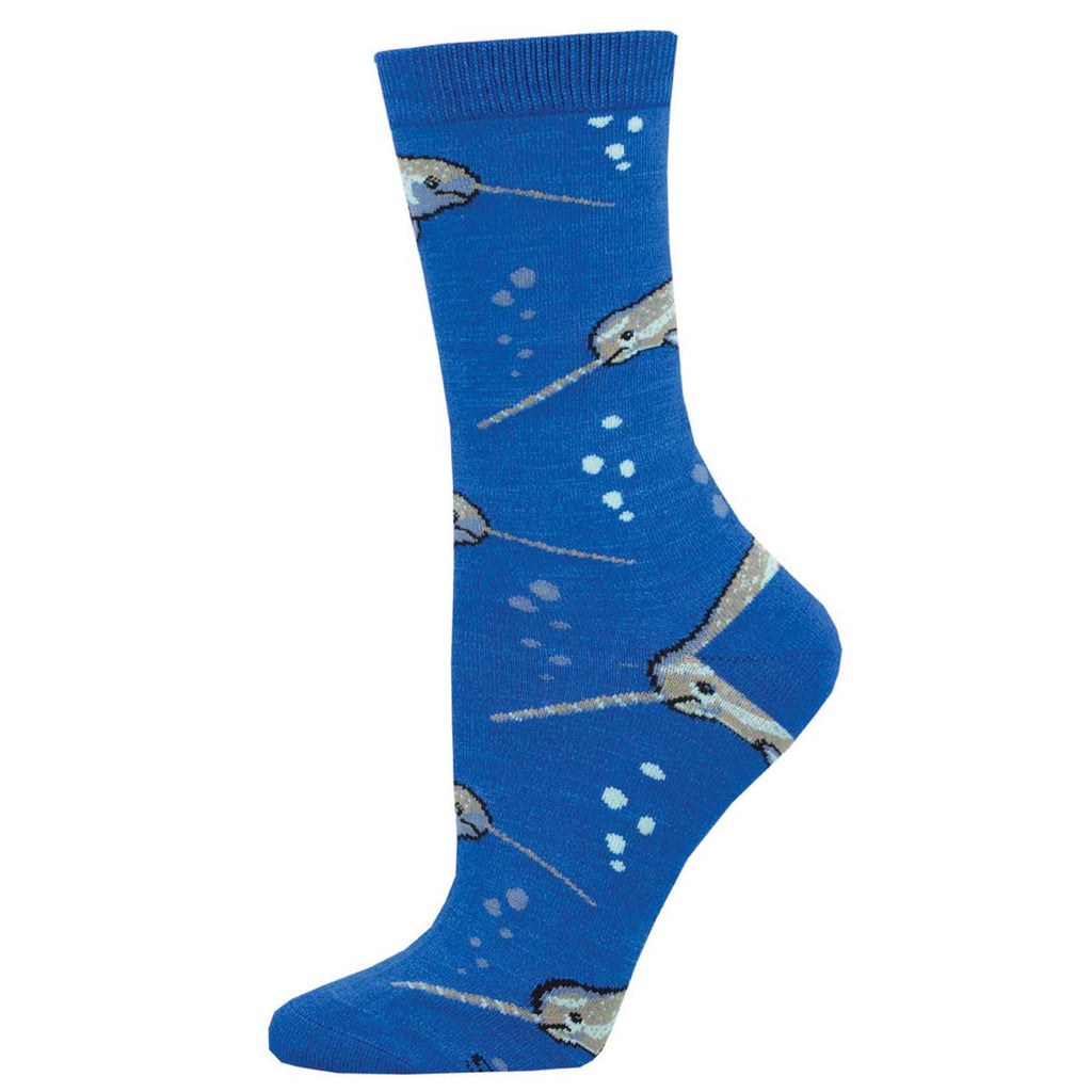 Softest Socks for Women | Fun Narwhal Design by Socksmith Official ...