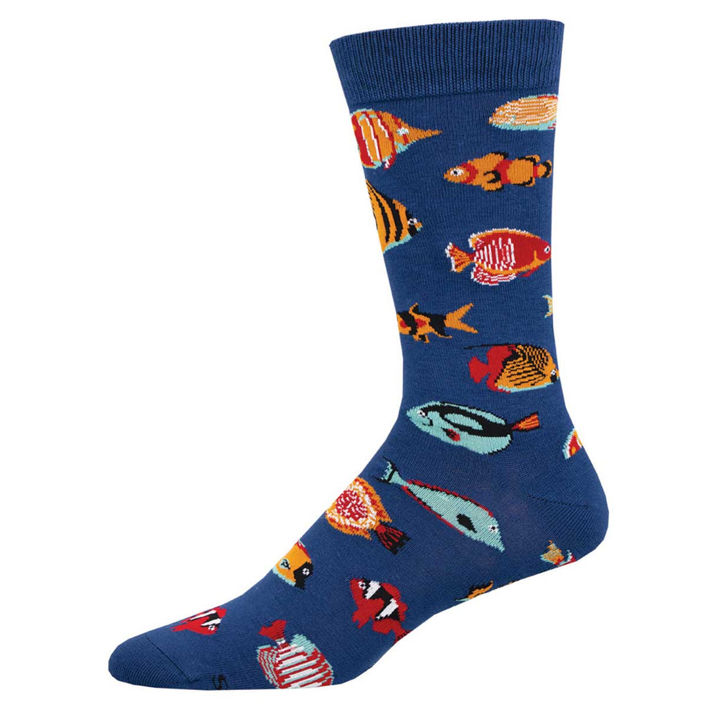 Comfiest Socks for Men | Tropical Fish Design by Socksmith – Socksmith ...