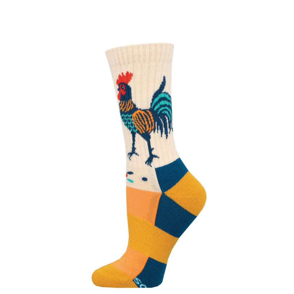 Folk Art Rooster - Merino Wool – Socksmith Canada Retail