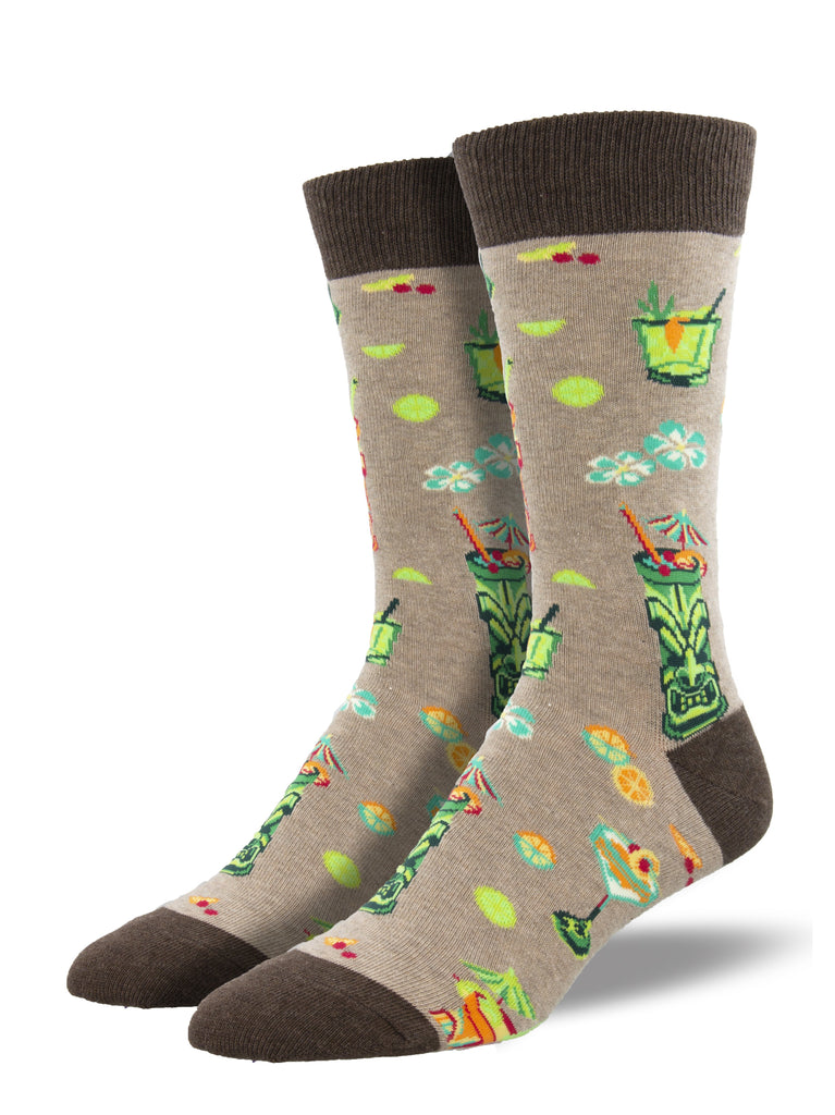 Cocktail Socks - Tiki Drinks Summer Socks | Socksmith Canada ...