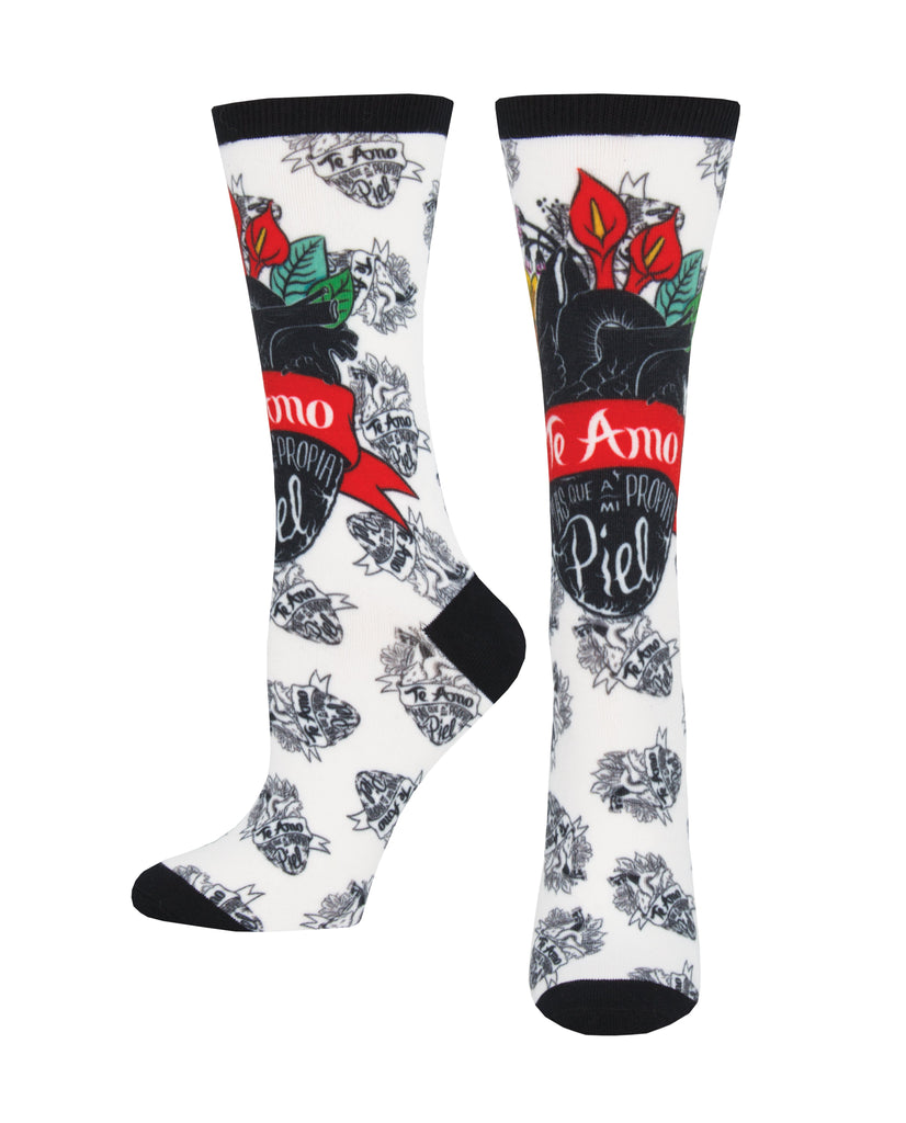 Te Amo Frida Socks for Women - Shop Now | Socksmith Canada – Socksmith ...